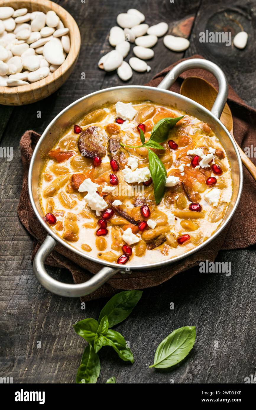 Chili con carne - Vegetable and beans stew in tomato sauce Stock Photo ...