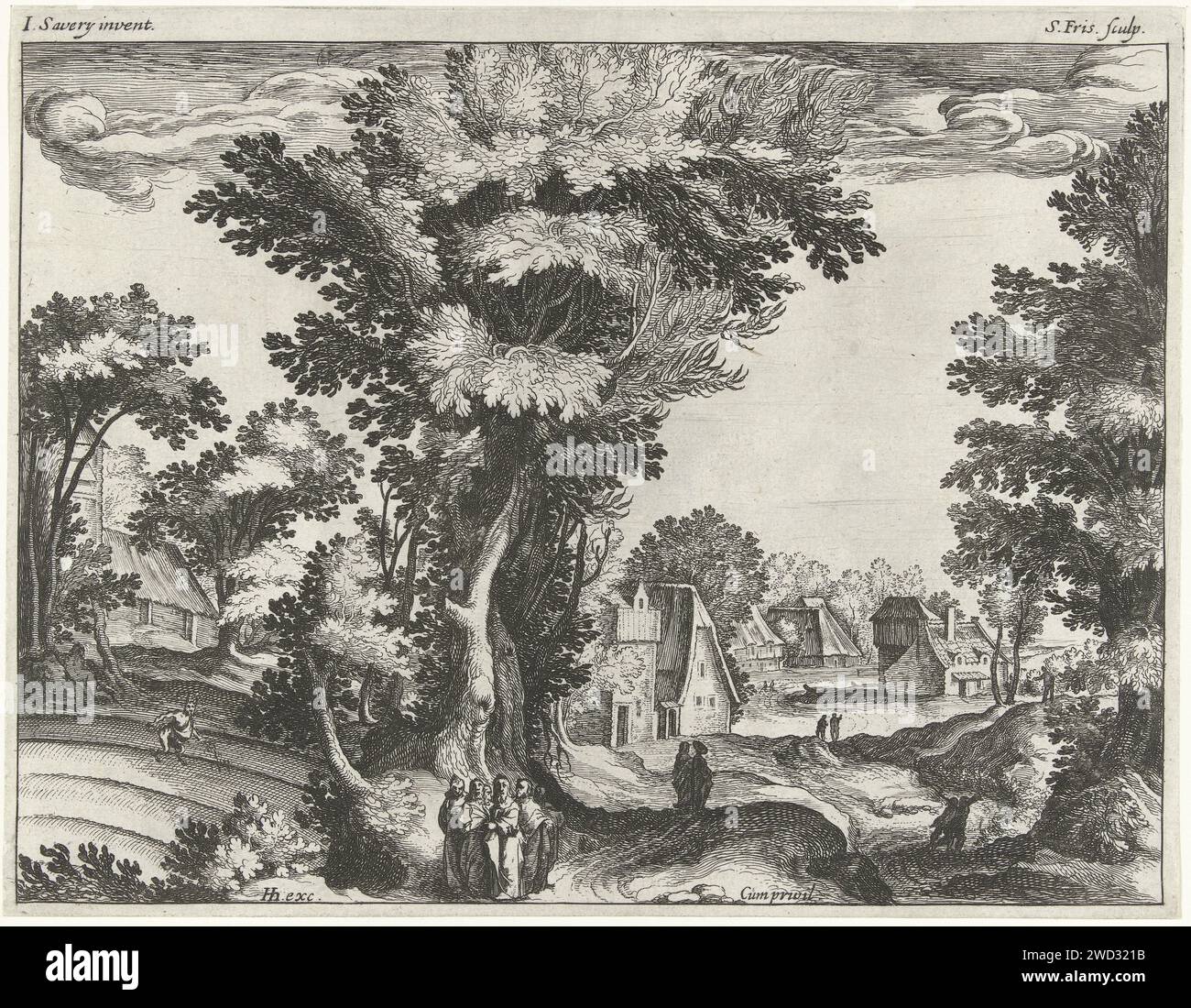 Landscape with the devil sowing tares hi-res stock photography and ...