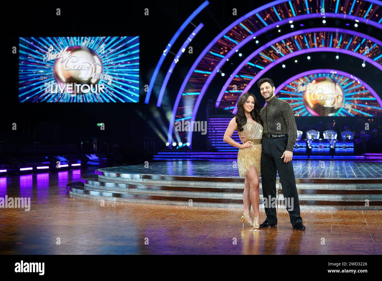 Ellie Leach and Vito Coppola during a photocall for the Strictly Come ...