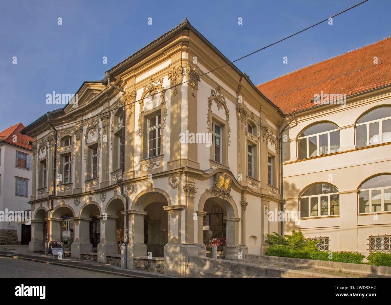 Castle with historical museum in Maribor. Slovenia Stock Photo - Alamy