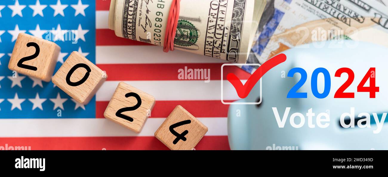 election day perfect for banners, pamphlets Stock Photo - Alamy