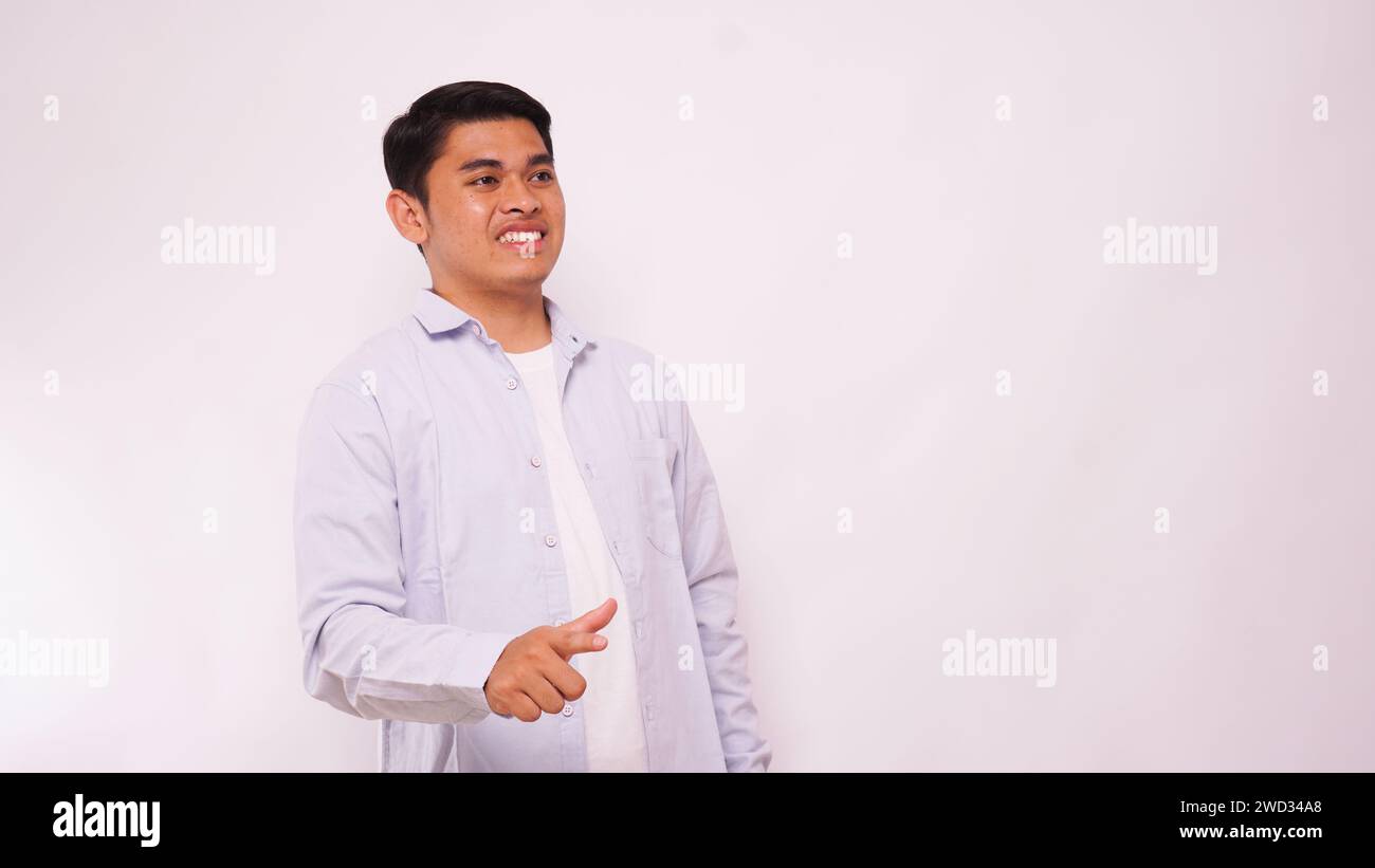 Asian man using sign language with hand. learn sign language by hand ...