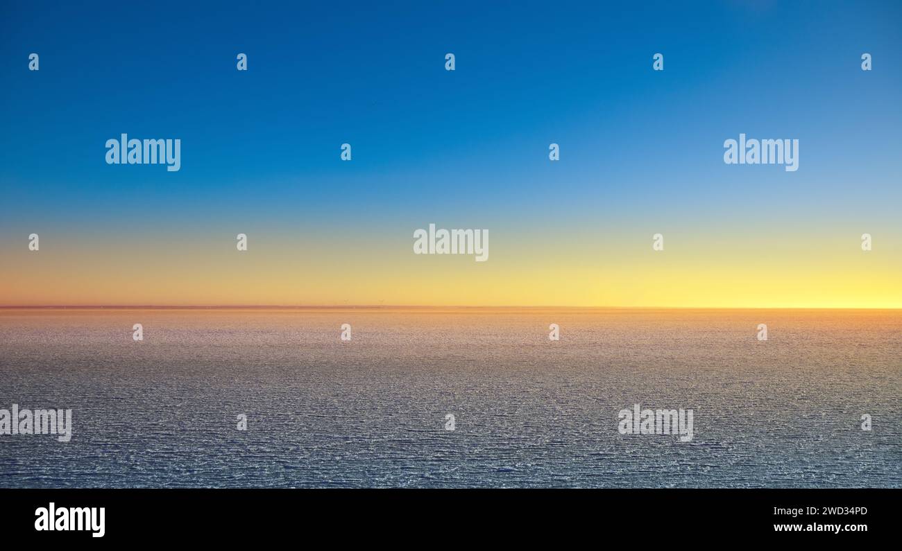 Winter landscape at Ringkobing Fjord, Denmark Stock Photo - Alamy