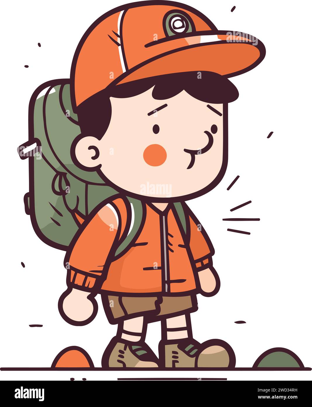 Little hiker Stock Vector Images - Alamy