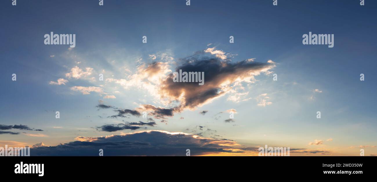 Dramatic sunset wide hi-res stock photography and images - Alamy