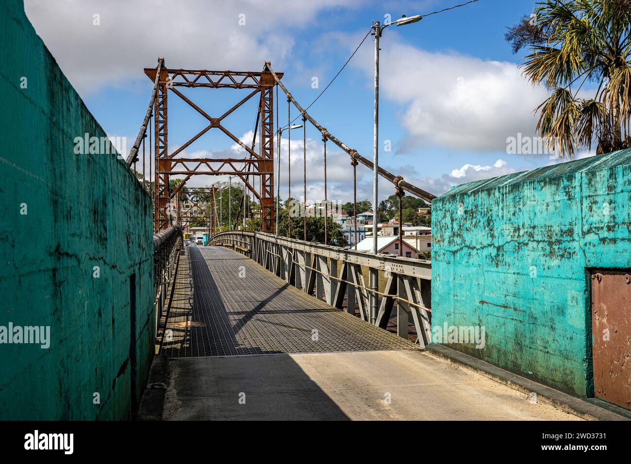 Belize, San Ignacio, Hawkesworth Bridge Stock Photo - Alamy