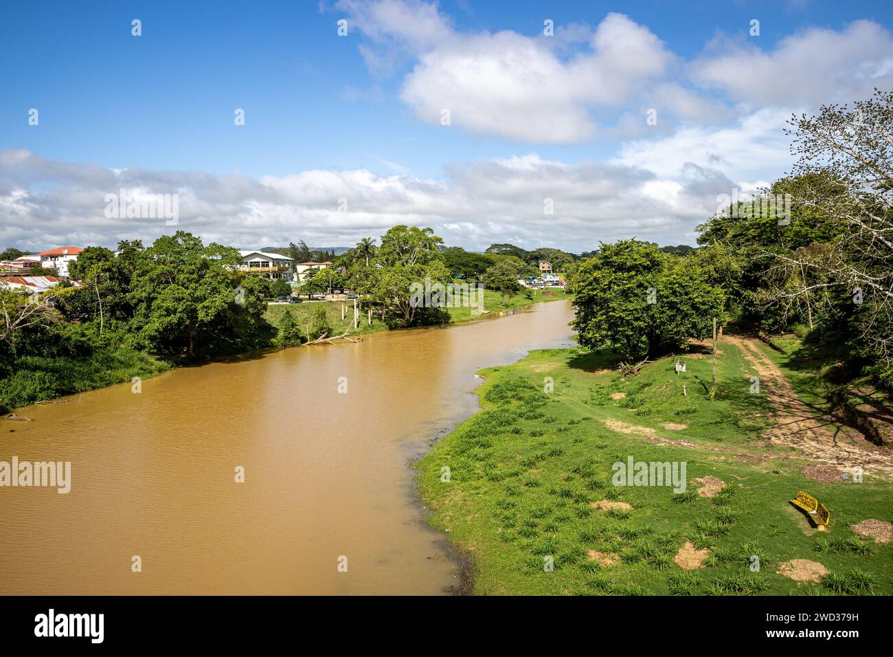 Belize, San Ignacio, Macal River Stock Photo - Alamy