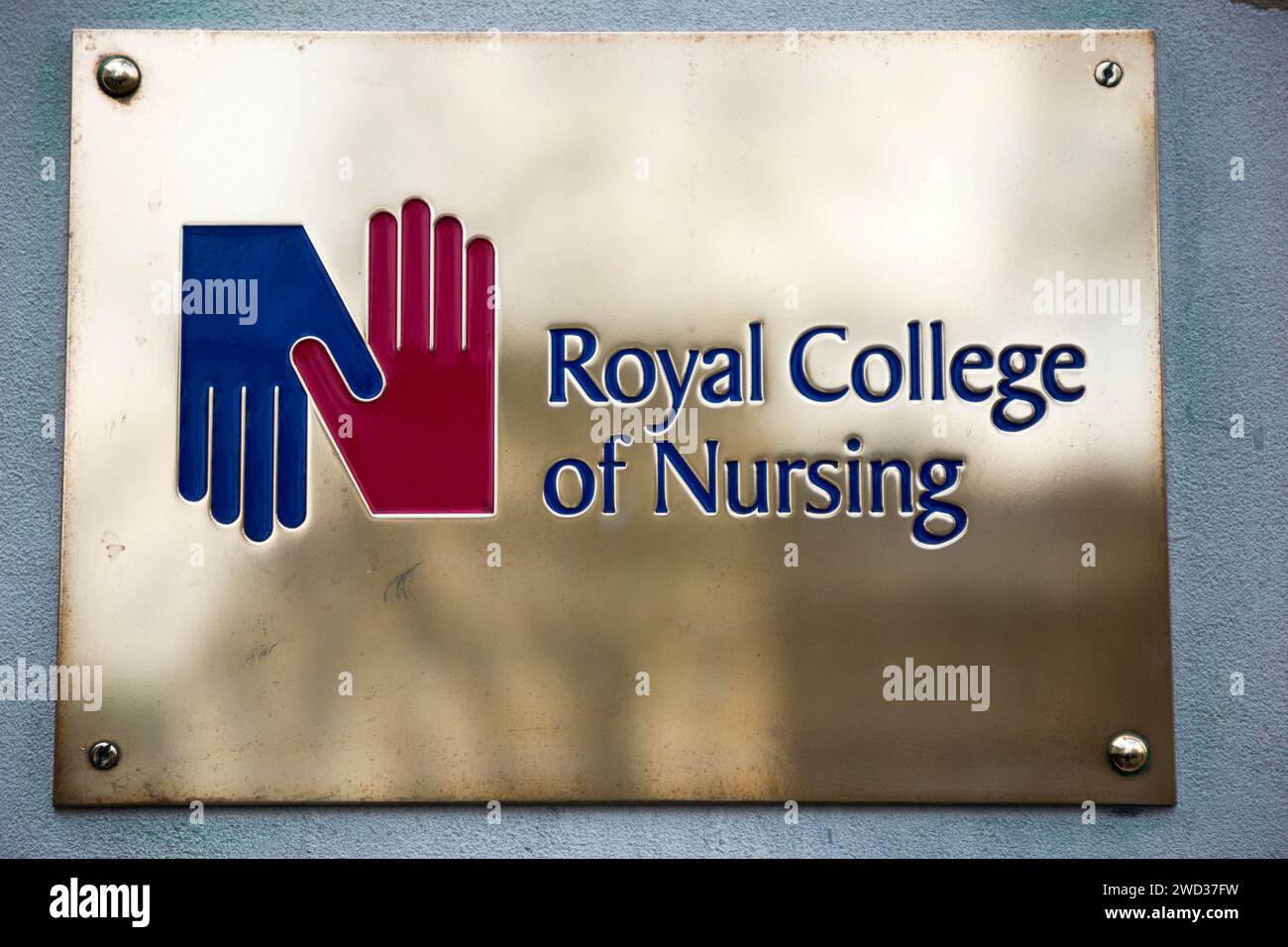 Brass plate on wall outside hi-res stock photography and images - Alamy