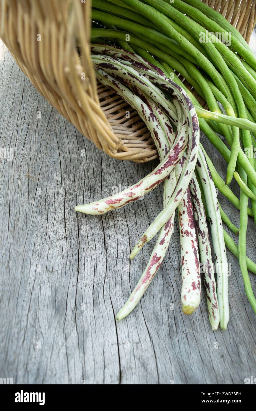 Yard long beans hi-res stock photography and images - Alamy