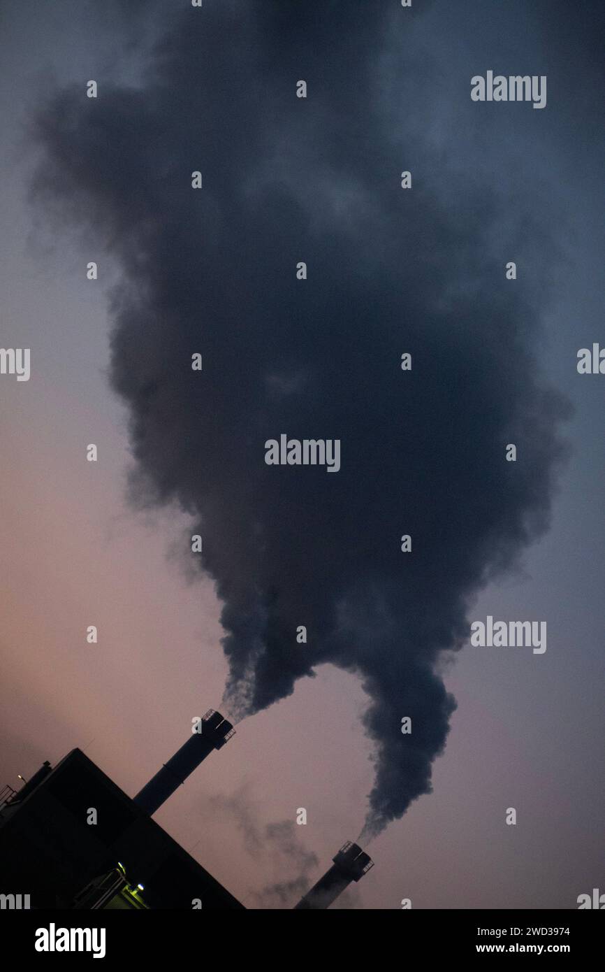 Kraftwerk silhouette hi-res stock photography and images - Alamy