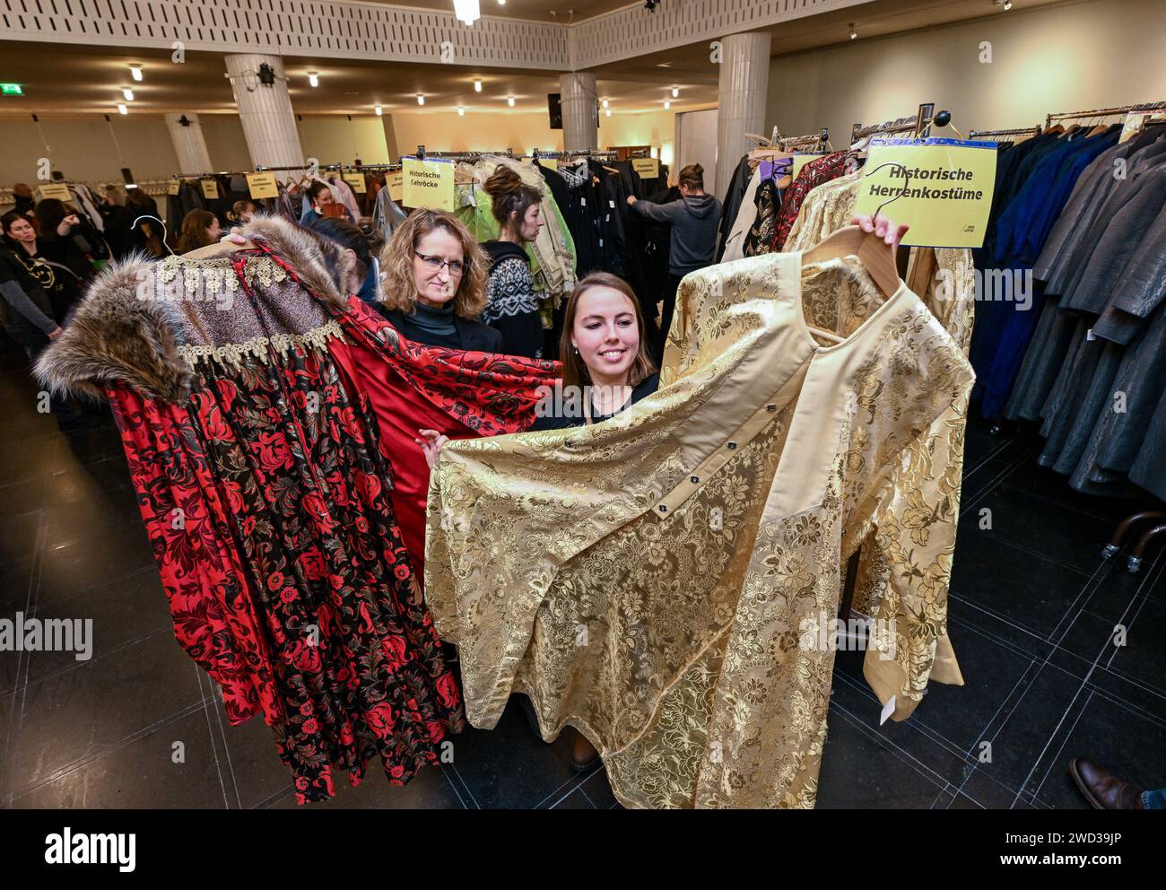 Two mens in costumes present hi-res stock photography and images - Alamy