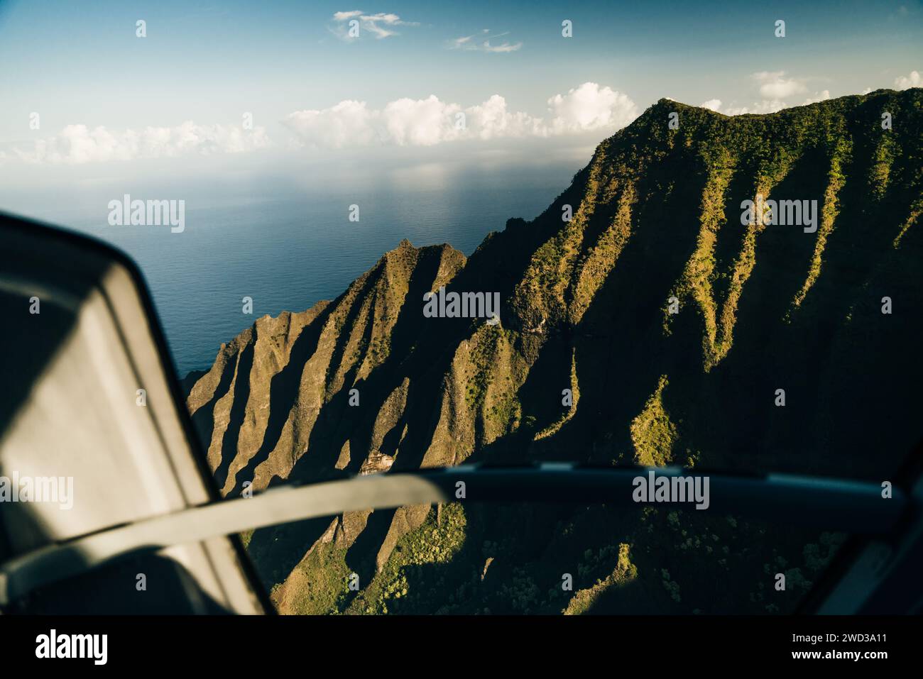 Helicopter cockpit with view to the beach hi-res stock photography and ...