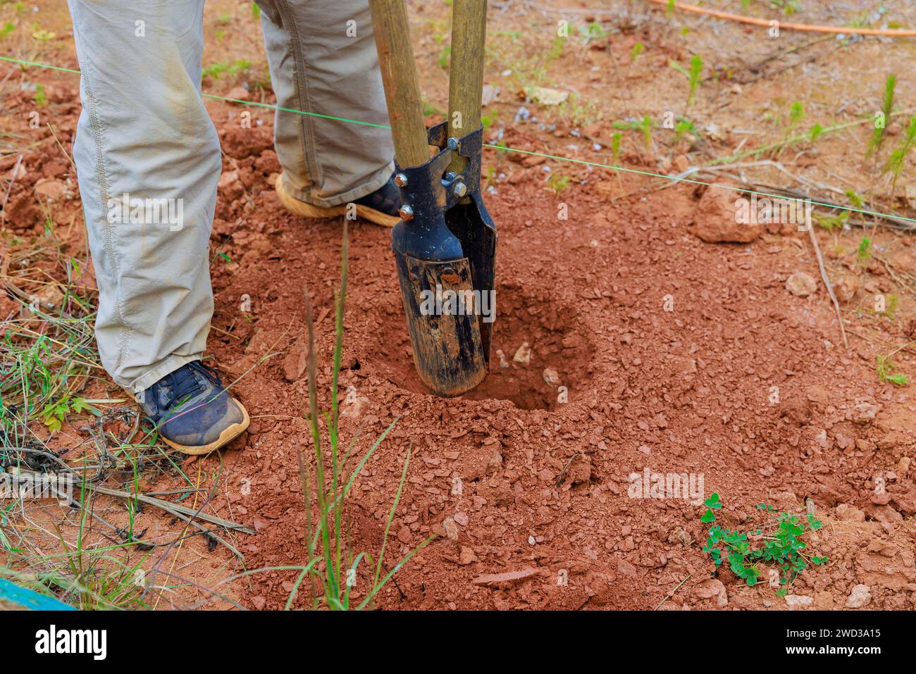 Man using hand tool farming hi-res stock photography and images - Alamy