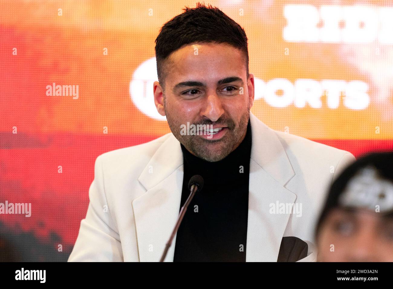 Devi Sahni during a press conference at The Court Room at Glaziers Hall ...