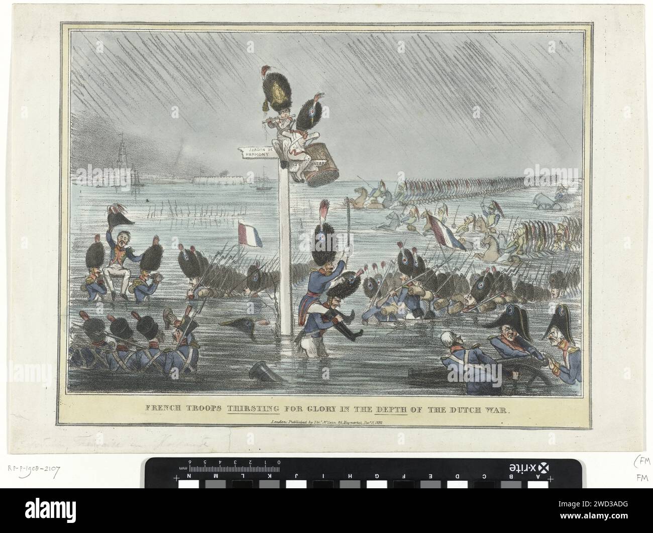 Cartoon on the French troops for Antwerp, 1832, Robert Seymour ...