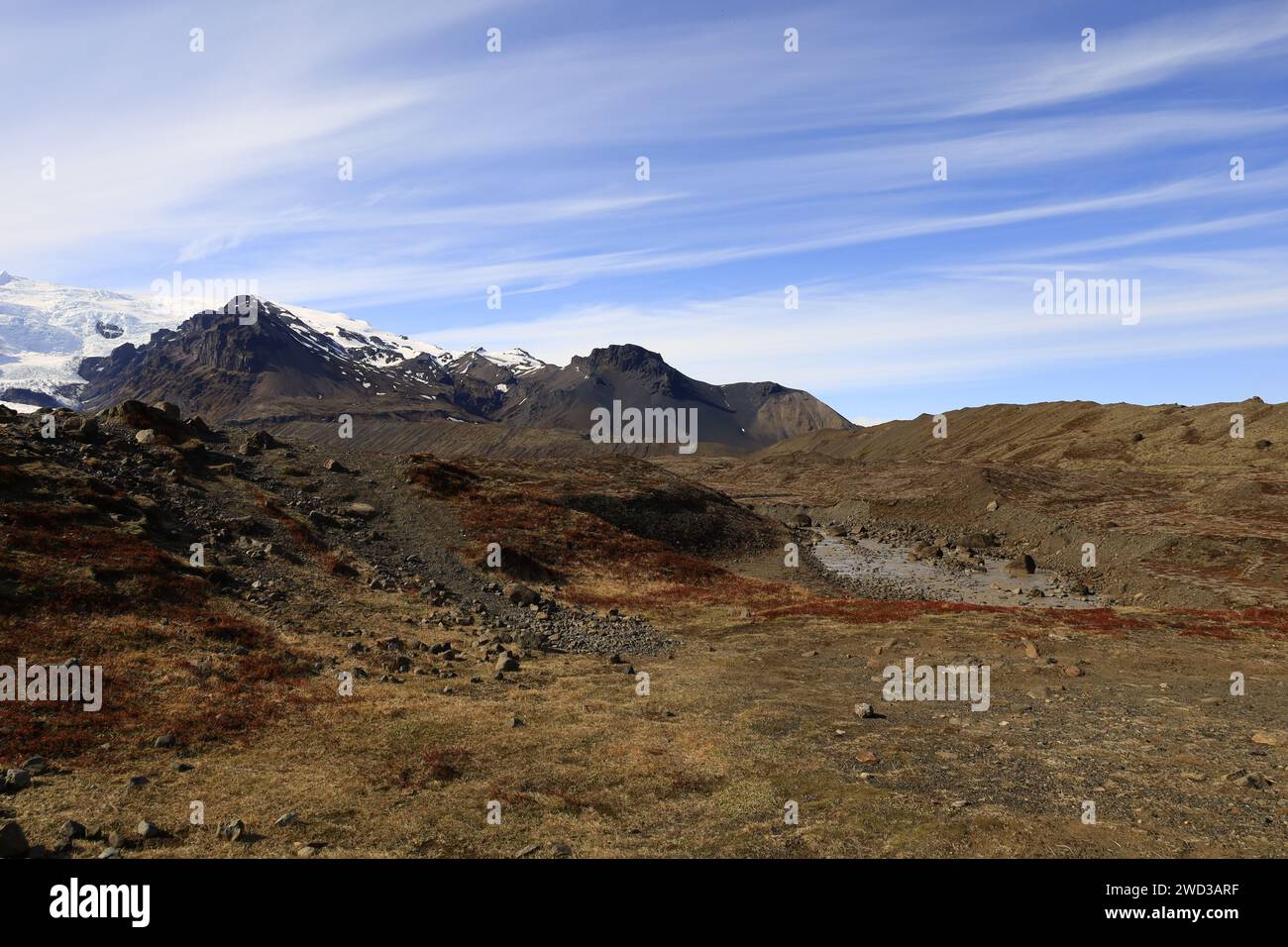 Vatnajökull is the largest ice cap in Iceland. It is the second largest ...