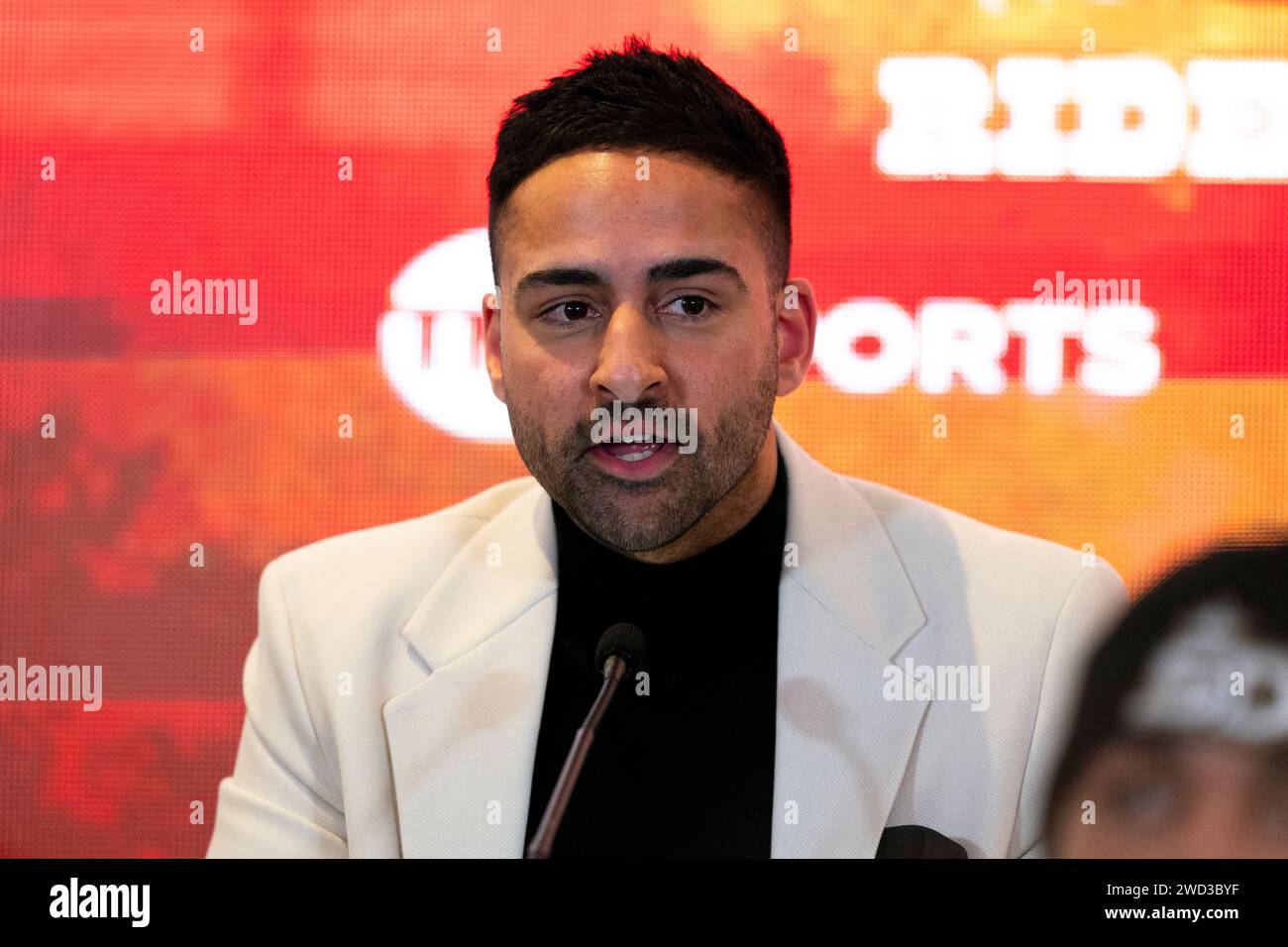 Devi Sahni during a press conference at The Court Room at Glaziers Hall ...