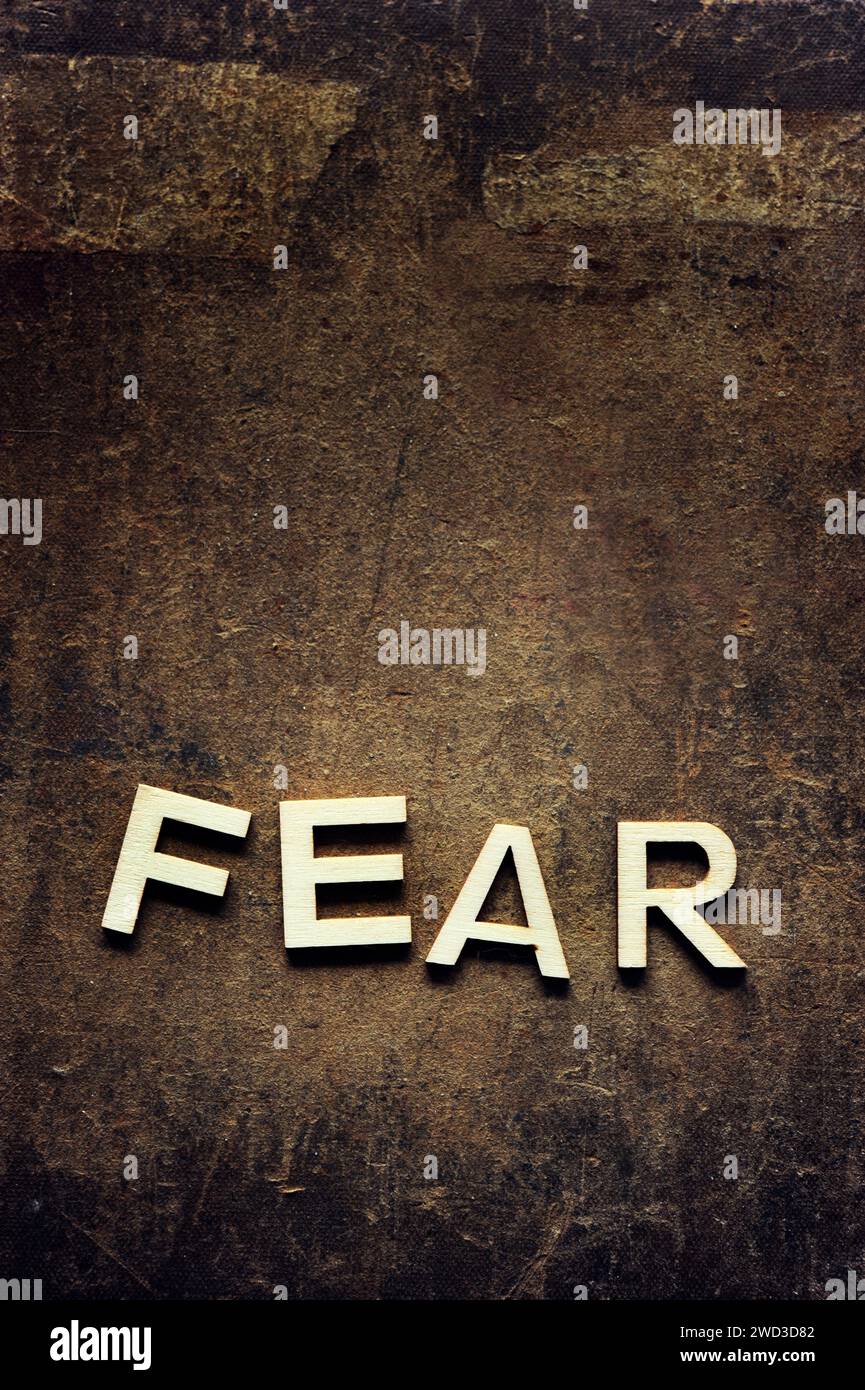 Fear design hi-res stock photography and images - Alamy