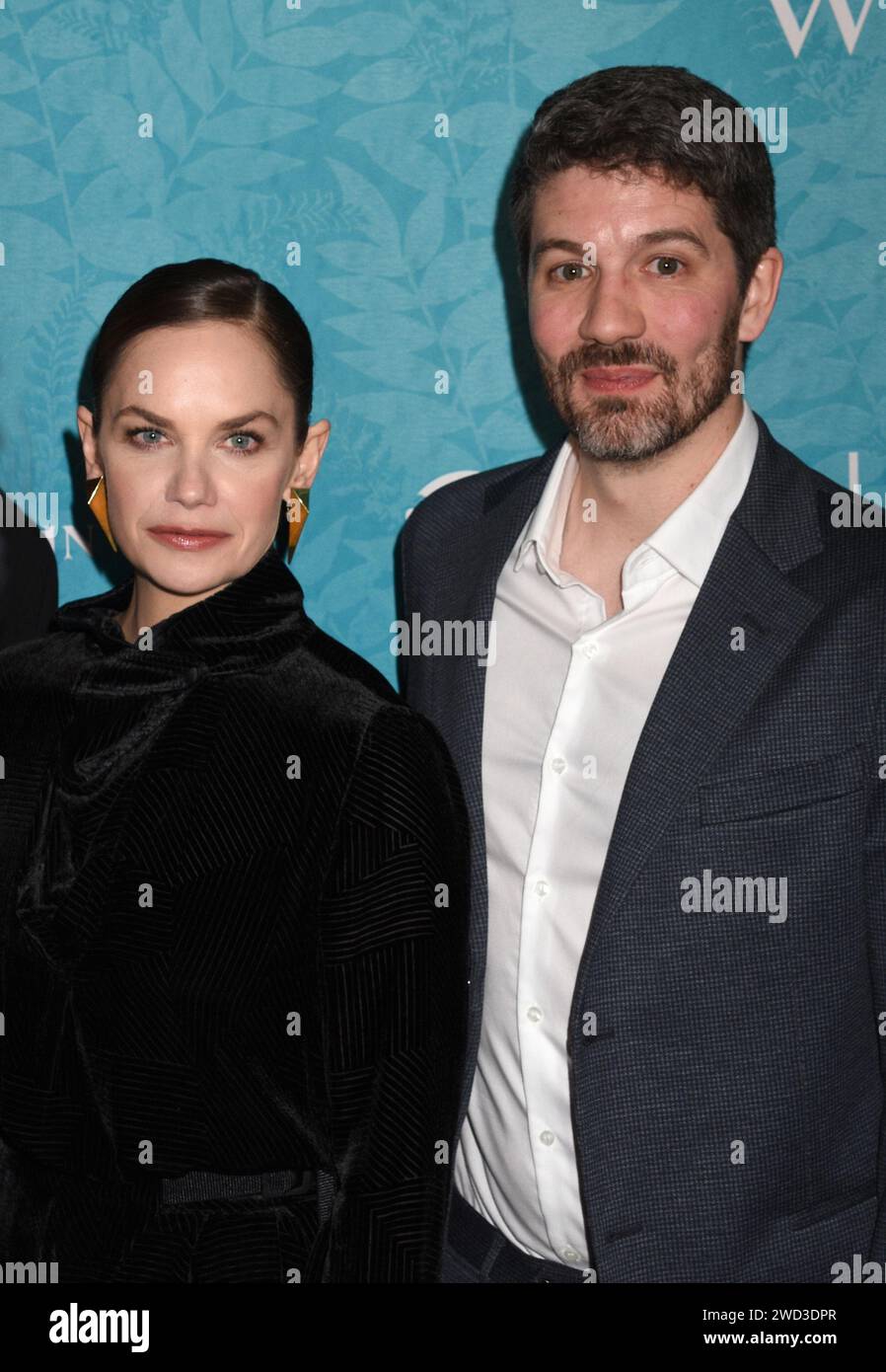 New York, NY, USA. 17th Jan, 2024. Ruth Wilson and Joe Murtagh at the NY premiere of Showtime's ...