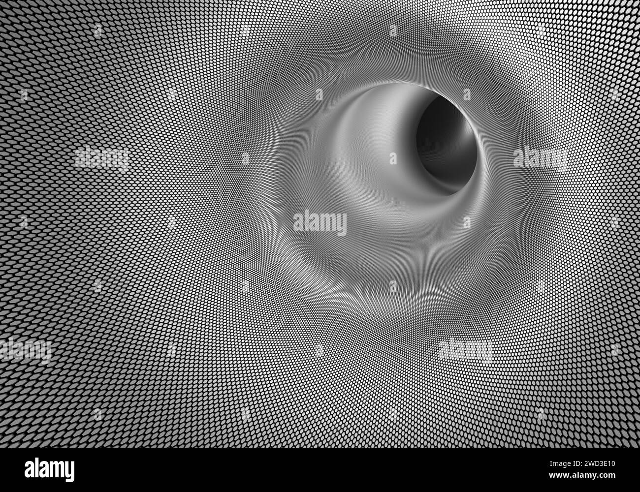 Digital hole, cgi, design Stock Photo - Alamy