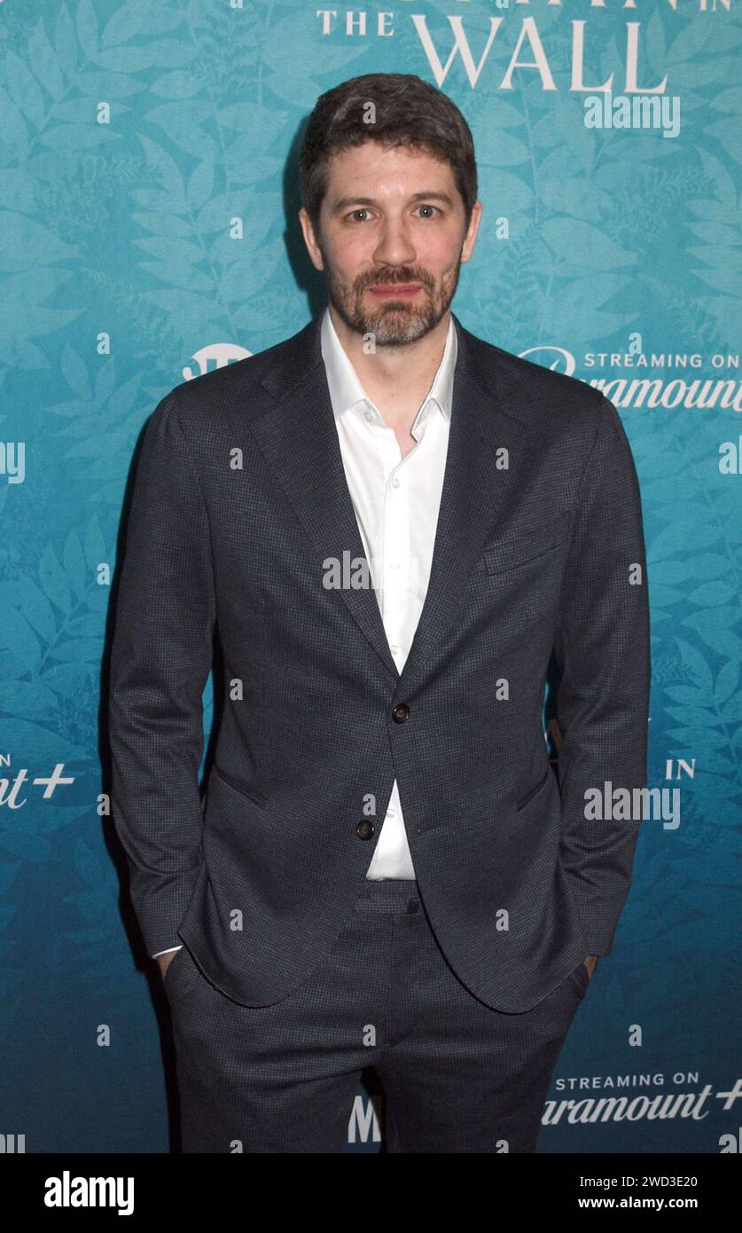 New York, NY, USA. 17th Jan, 2024. Joe Murtagh at the NY premiere of Showtime's The Woman In The ...