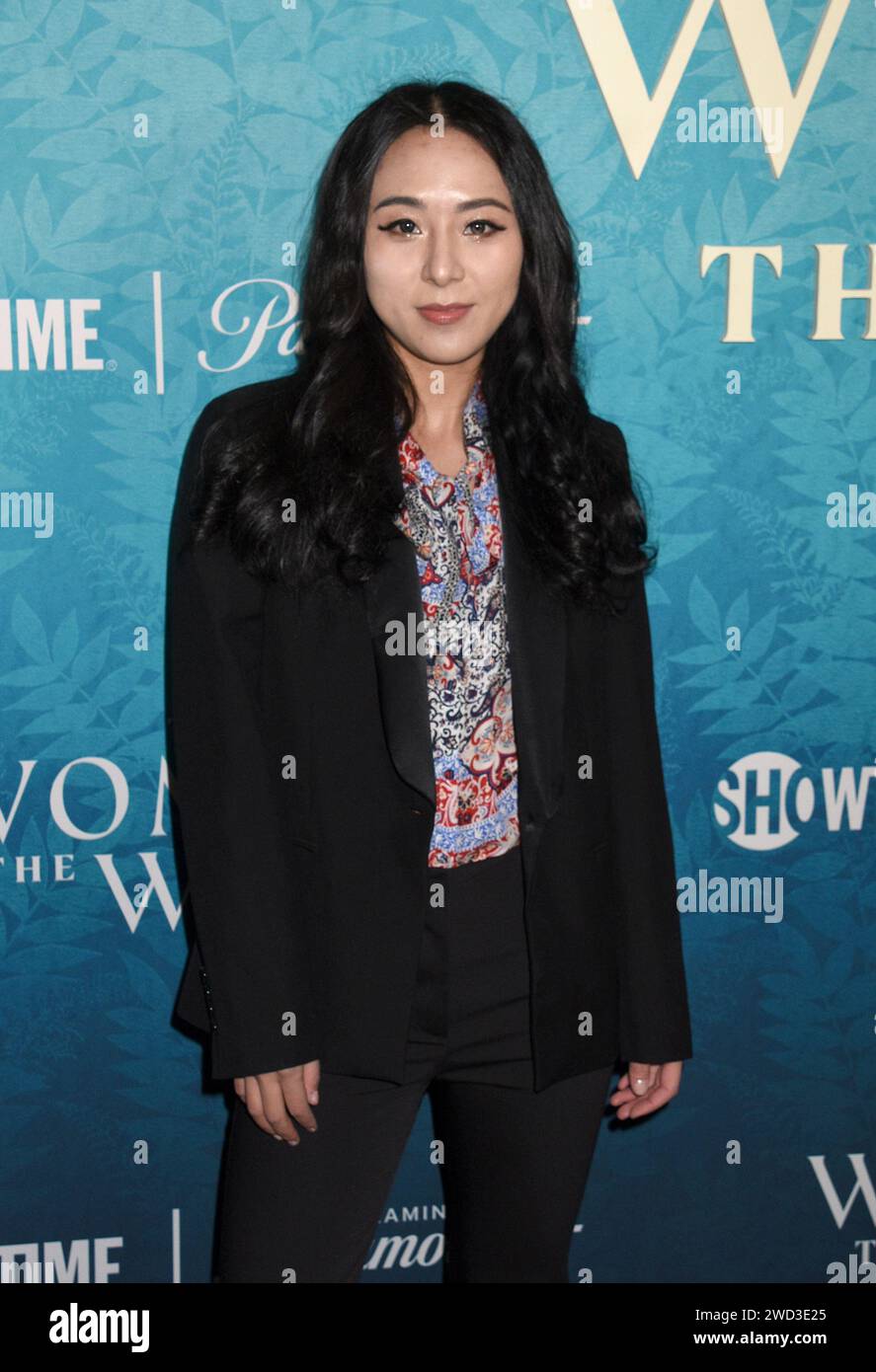 New York, NY, USA. 17th Jan, 2024. Amber Wang at the NY premiere of ...