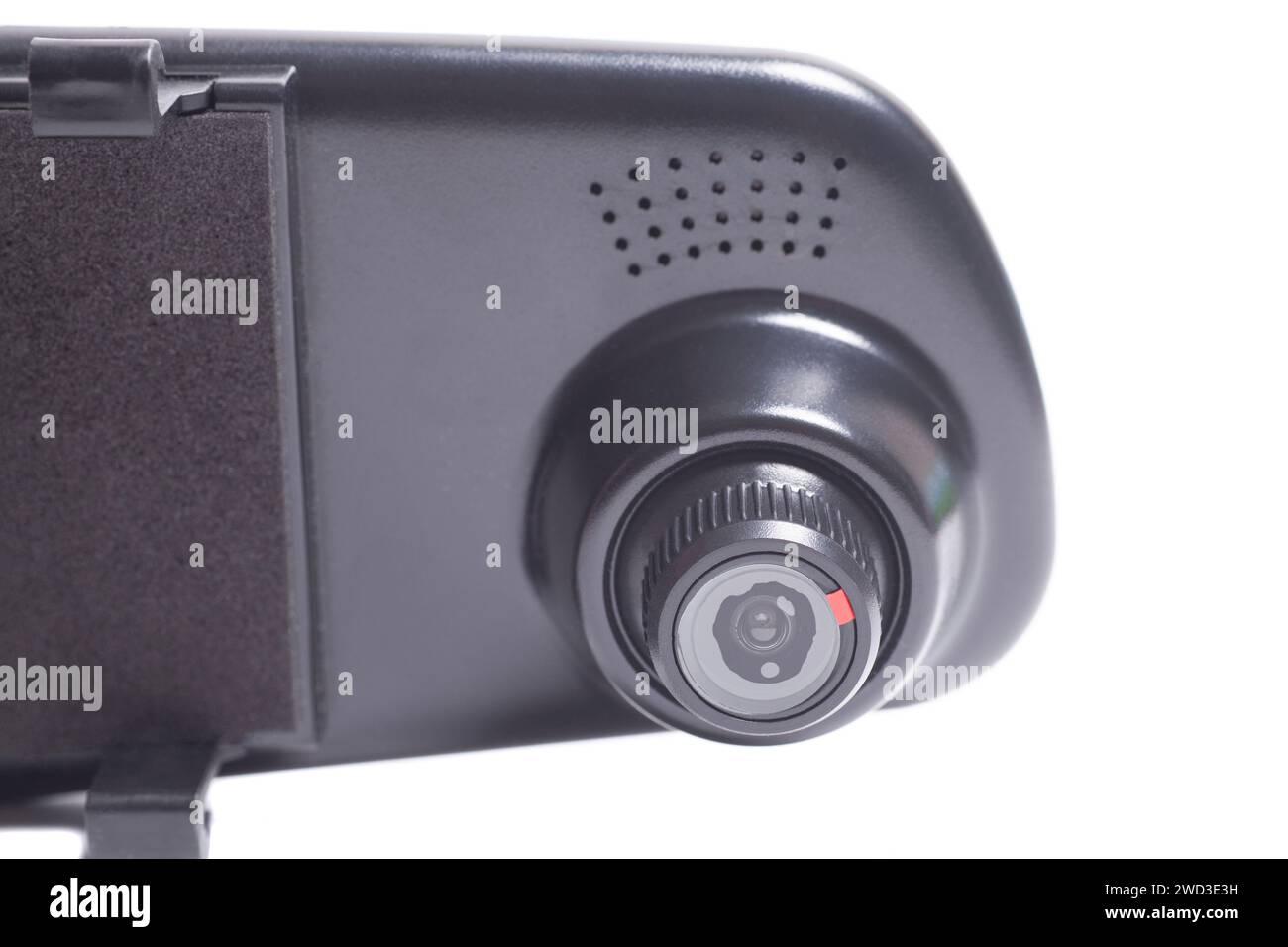 DVR and rear view camera isolated on white background Stock Photo - Alamy