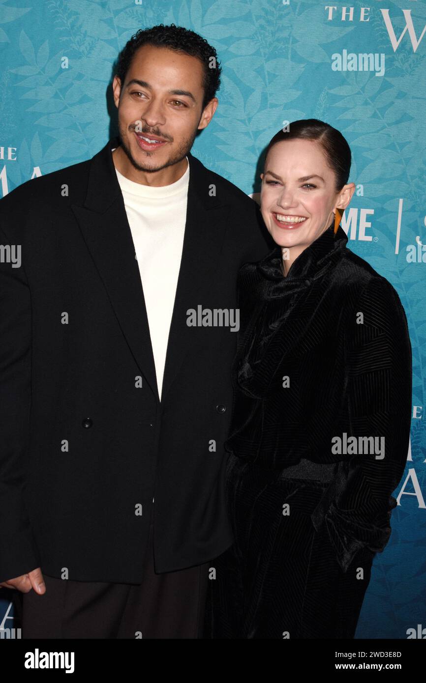 New York, NY, USA. 17th Jan, 2024. Daryl McCormack and Ruth Wilson at ...
