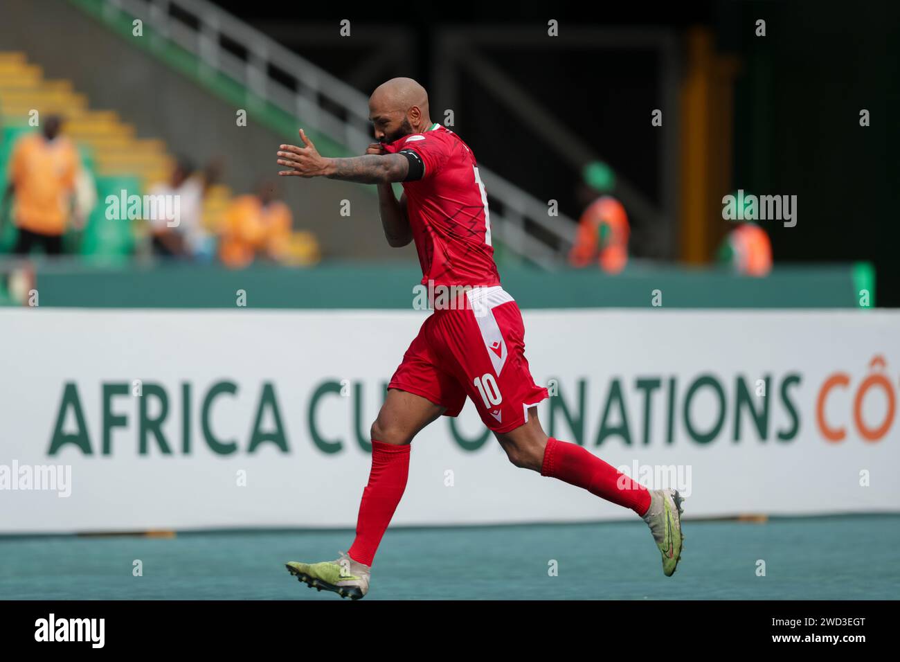Abidjan, Nigeria. 18 Jan 2024. Equitorial Guinea vs Guinea Bissau ... Abidjan, Nigeria. 18 Jan 2024. Equitorial Guinea vs Guinea Bissau ...