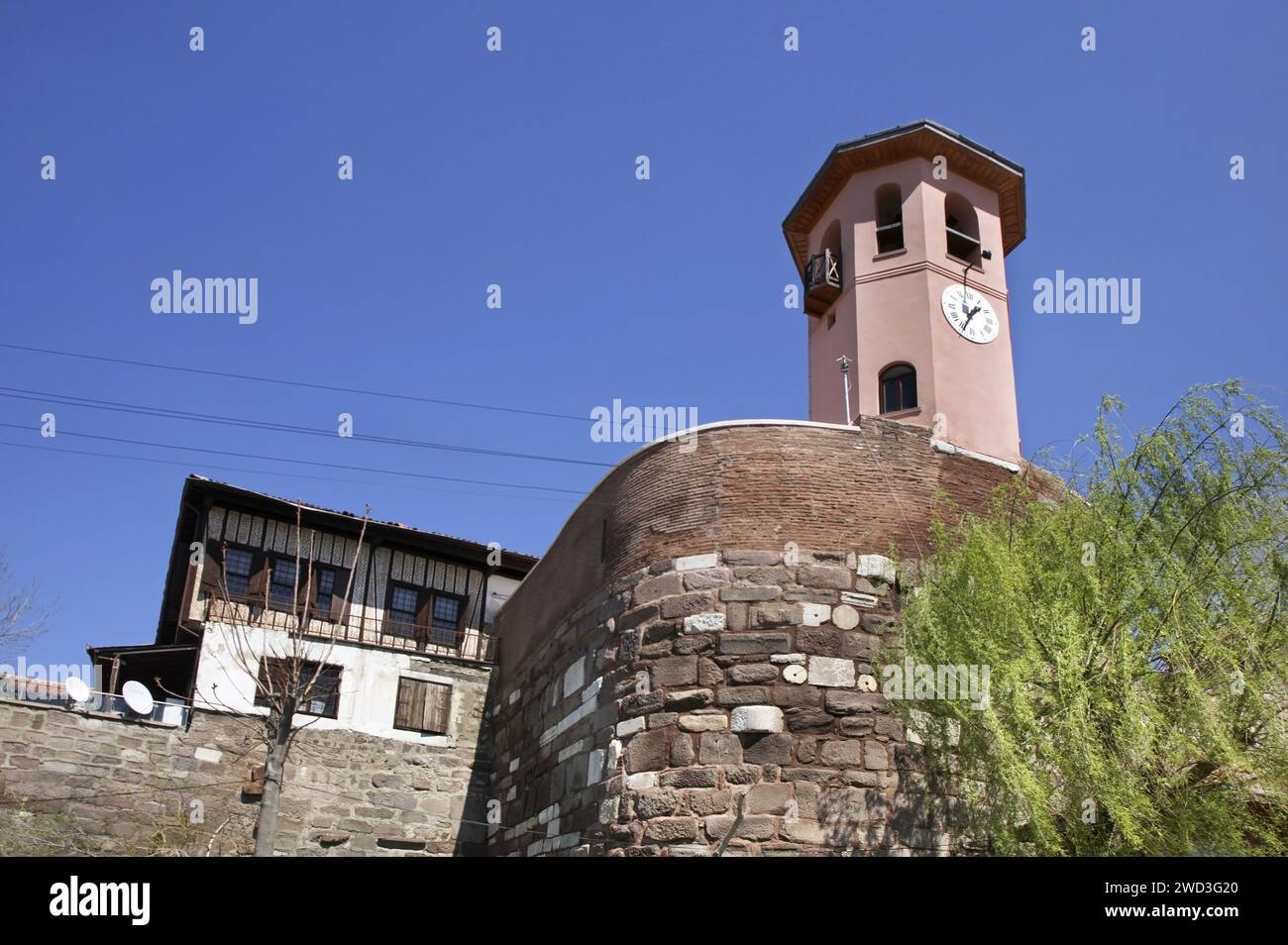 Ankara castle clock hi-res stock photography and images - Alamy