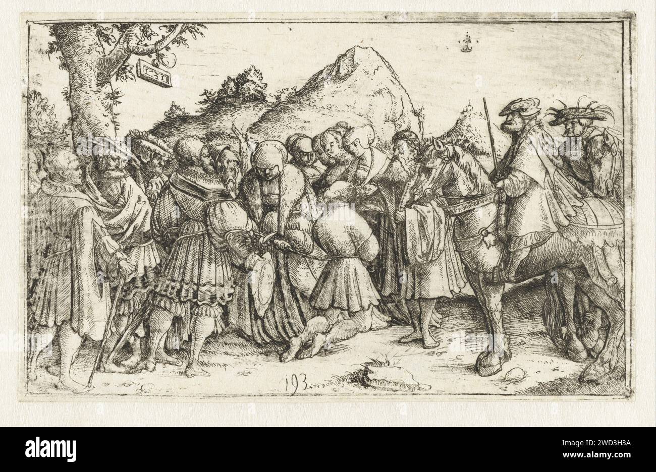 Liberation of a convicted, monogrammist CB with Boom, 1531 print A ...