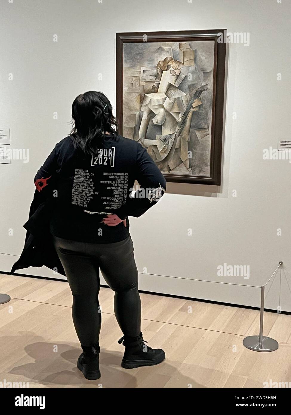 Cubist painting girl with mandolin hi-res stock photography and images ...