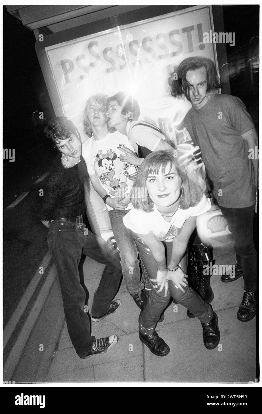 Welsh punk band Gouge playing live at Newprt TJs on 28 August 1994 ...