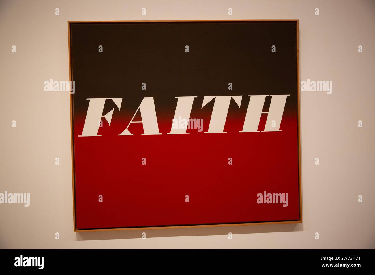 Ed Ruscha exhibition at The Museum of Modern Art, MoMA, in New York ...