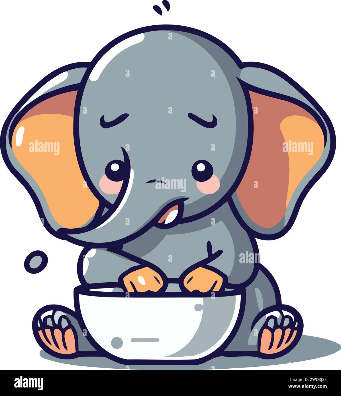 Elephant nutrition Stock Vector Images - Alamy