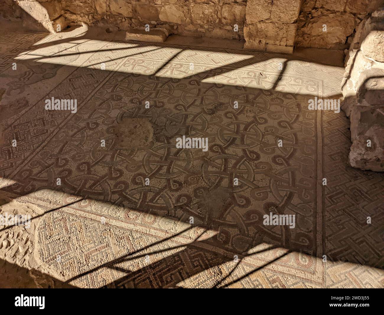 Madaba historical old town, Jordan, fampous for Interior of Greek ...