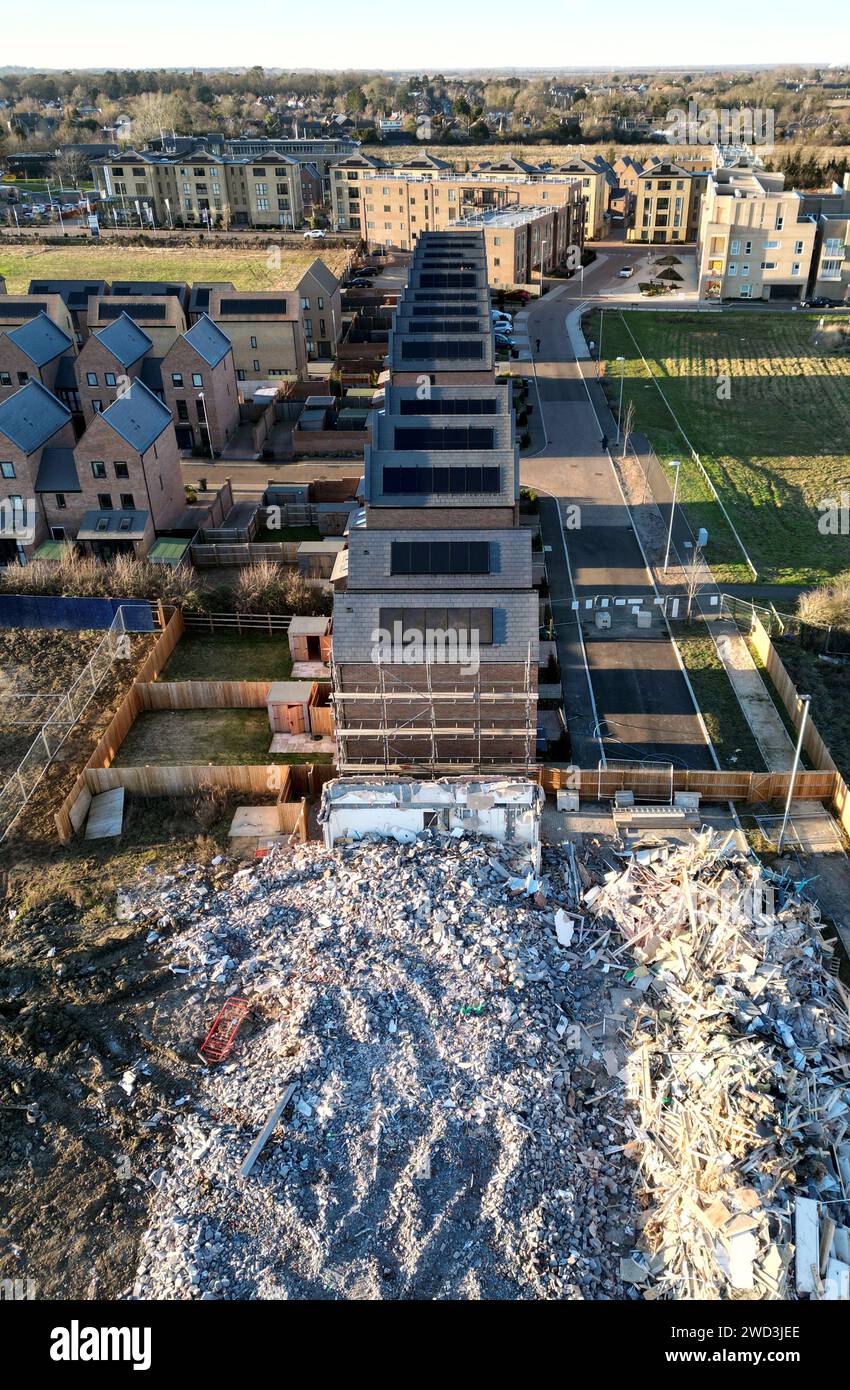 Demolition begins on new homes at the Darwin Green development in ...