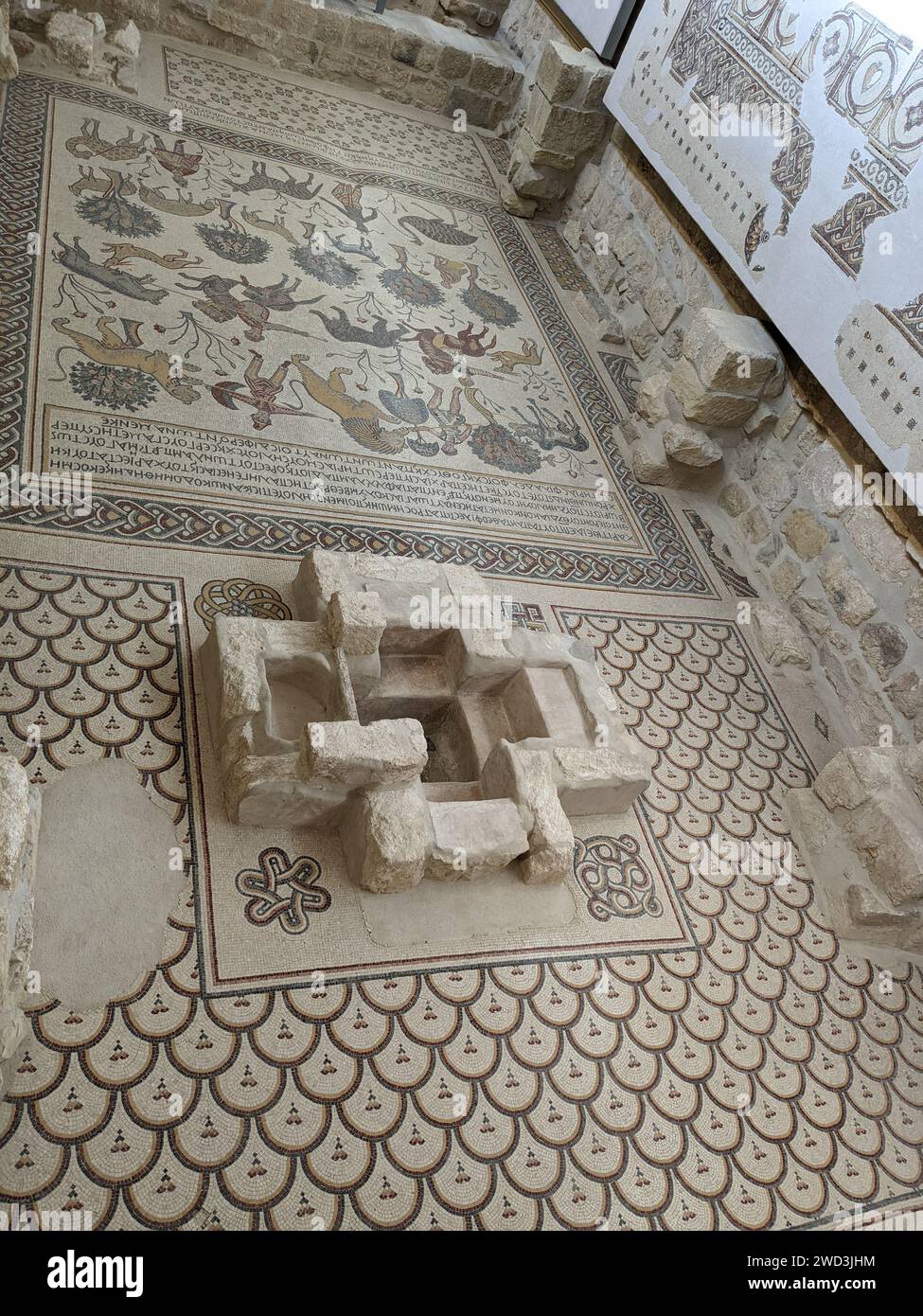 The Memorial church of Moses and the old portal of the monastery at ...