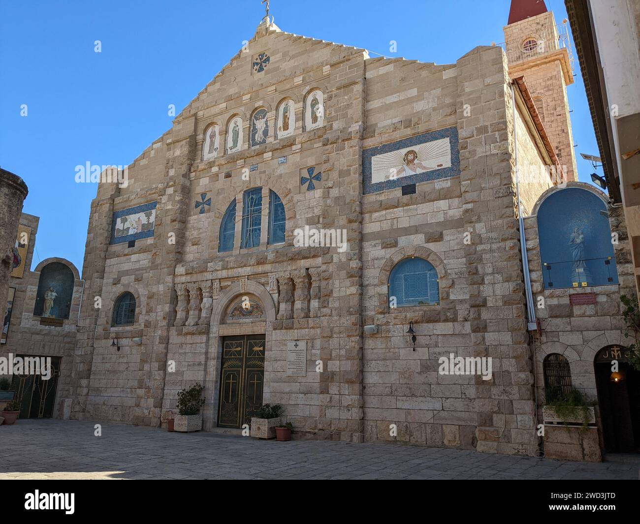 Madaba historical old town, Jordan, fampous for Interior of Greek ...