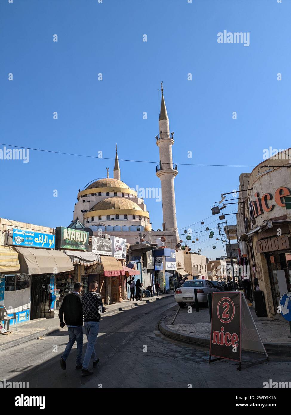 Madaba historical old town, Jordan, fampous for Interior of Greek ...