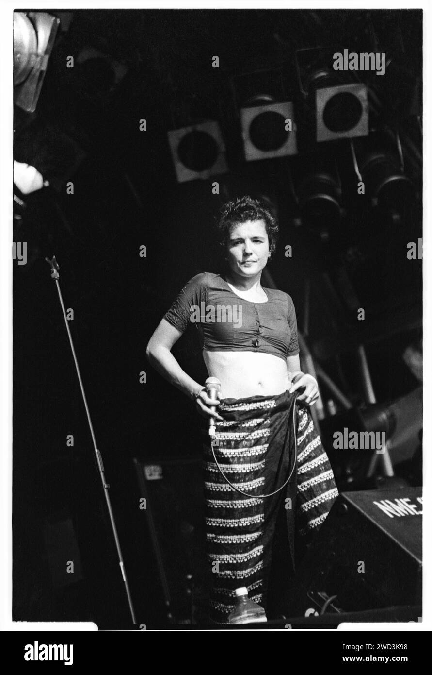 Kerstin Haigh of Senser on the NME Stage at Glastonbury Festival ...
