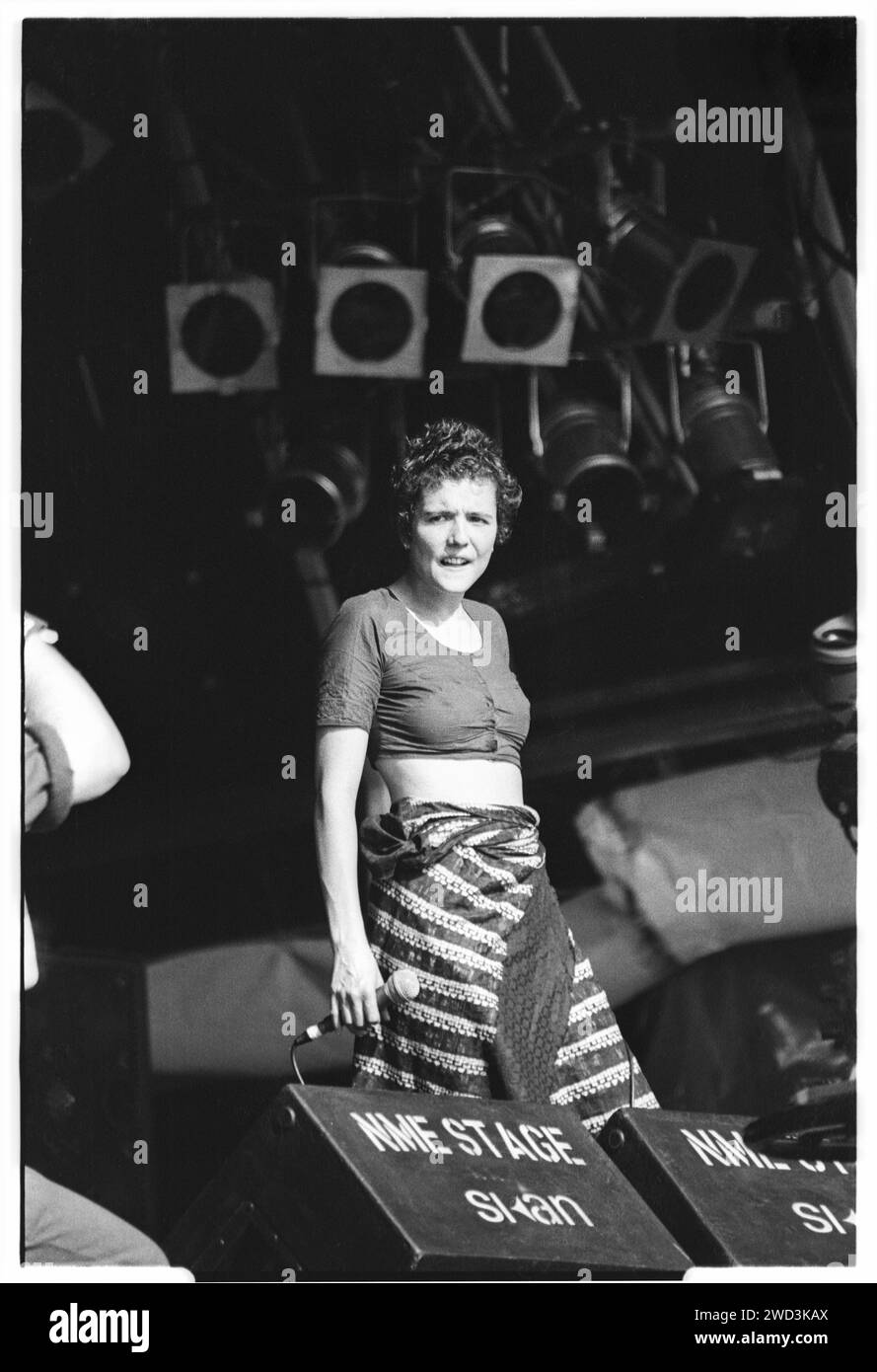 Kerstin Haigh of Senser on the NME Stage at Glastonbury Festival ...