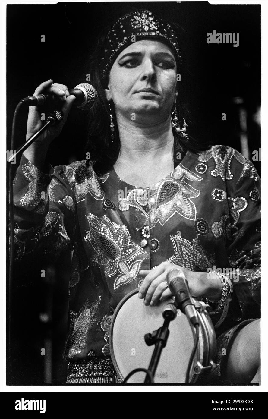 Natasha Atlas of Transglobal underground on the NME Stage at Glastonbury Festival, Pilton ...