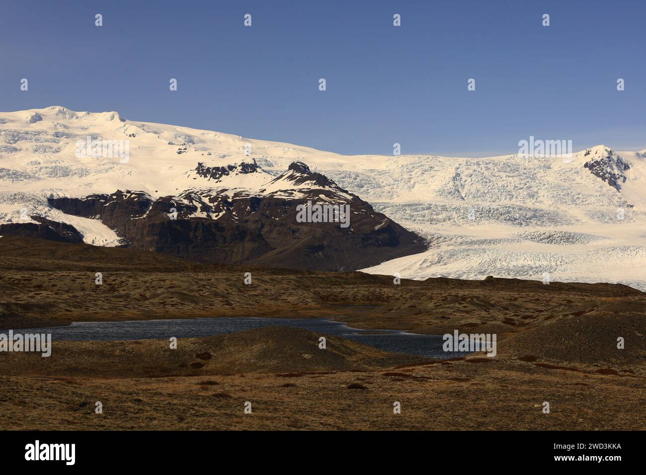 Vatnajökull is the largest ice cap in Iceland. It is the second largest ...