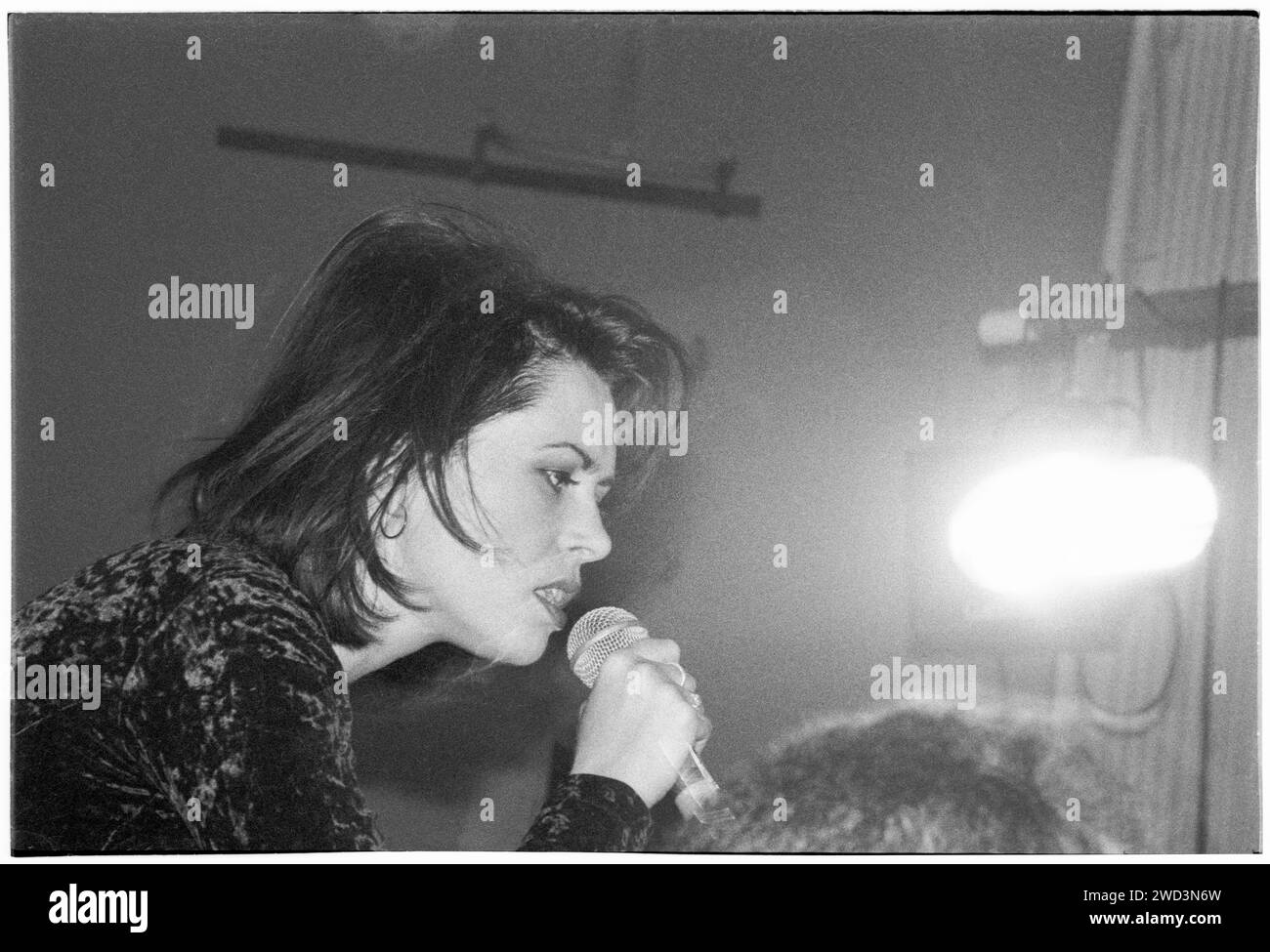 TONI HALLIDAY, CURVE, CONCERT, 1993: Toni Halliday of Curve playing ...