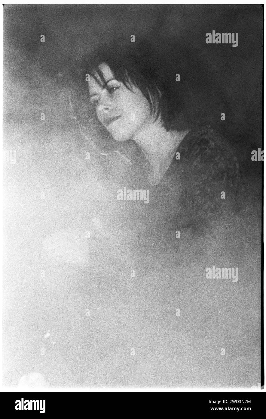 TONI HALLIDAY, CURVE, CONCERT, 1993: Toni Halliday of Curve playing ...