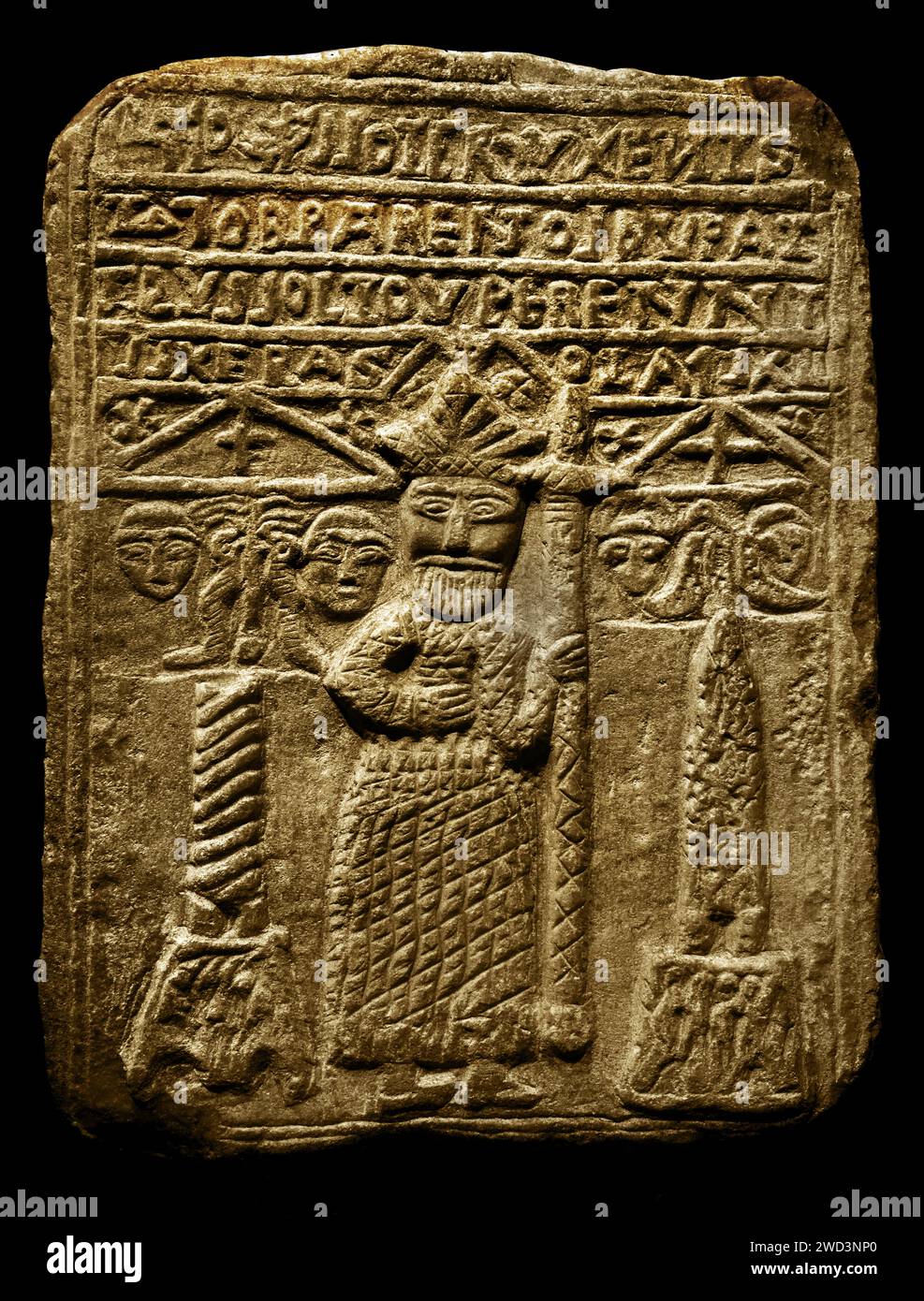 Relief Constantine the Great with a 'magical' inscription, possibly ...