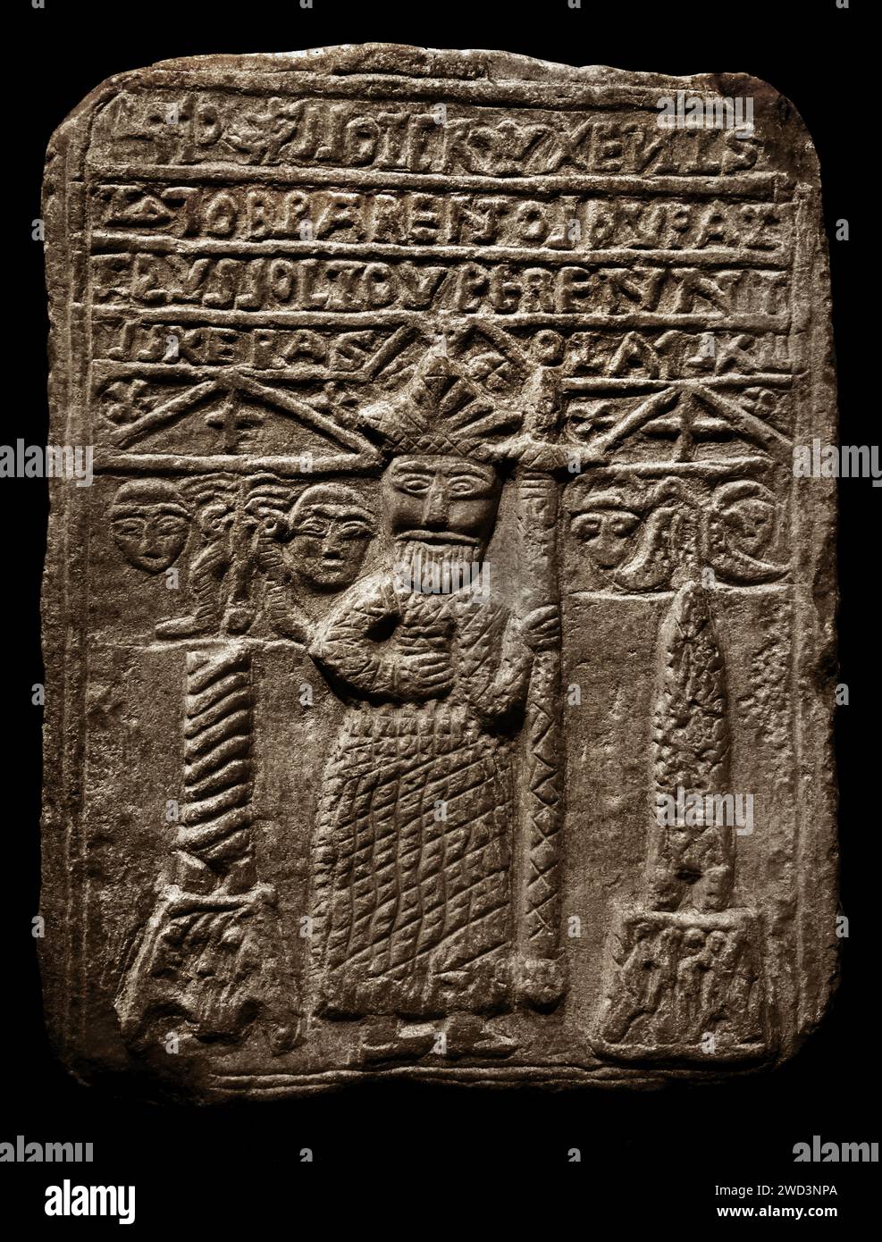 Relief Constantine the Great with a 'magical' inscription, possibly ...