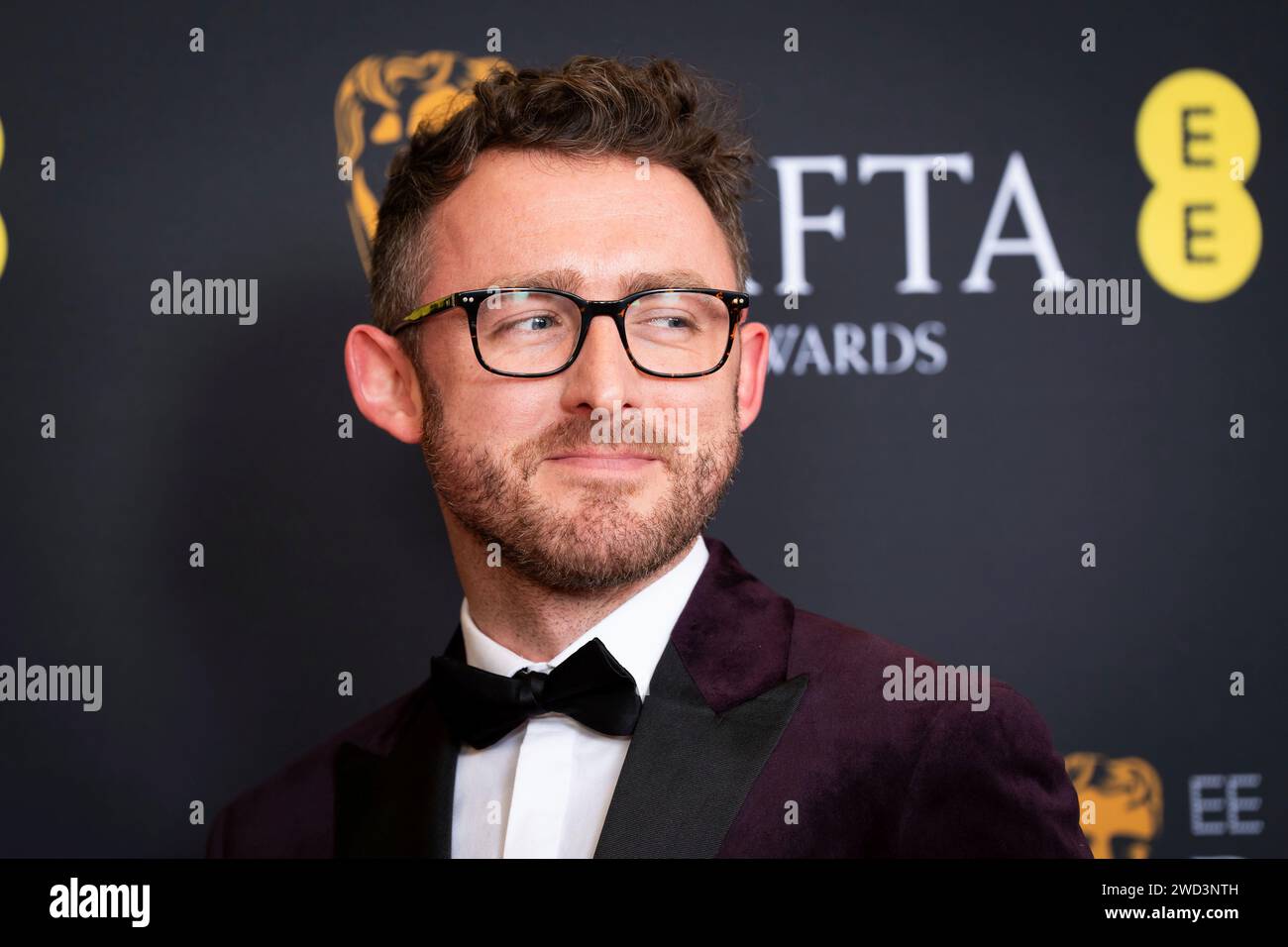 Ali Plumb poses for photographers following the BAFTA Film Awards ...