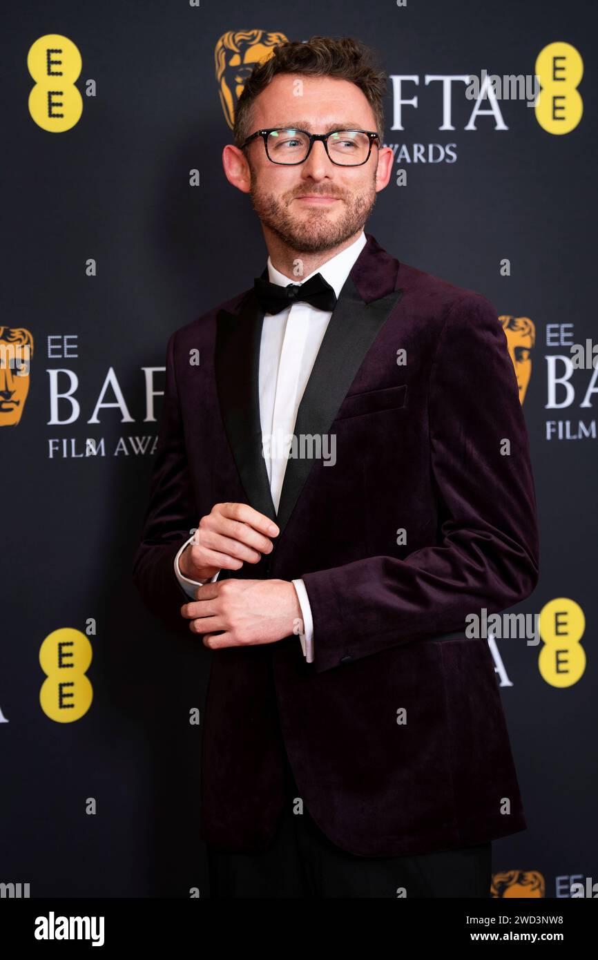 Ali Plumb poses for photographers following the BAFTA Film Awards ...